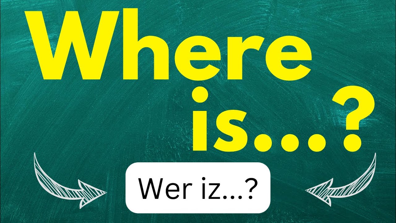 Cómo pronunciar: 'Where Is' 'Dónde está' 'Dónde queda' 'Dónde se ...