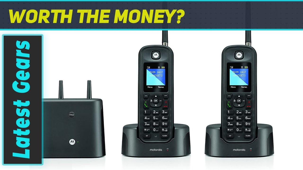 Motorola O212 DECT 6.0 Long Range Cordless Phone - Best for Home ...