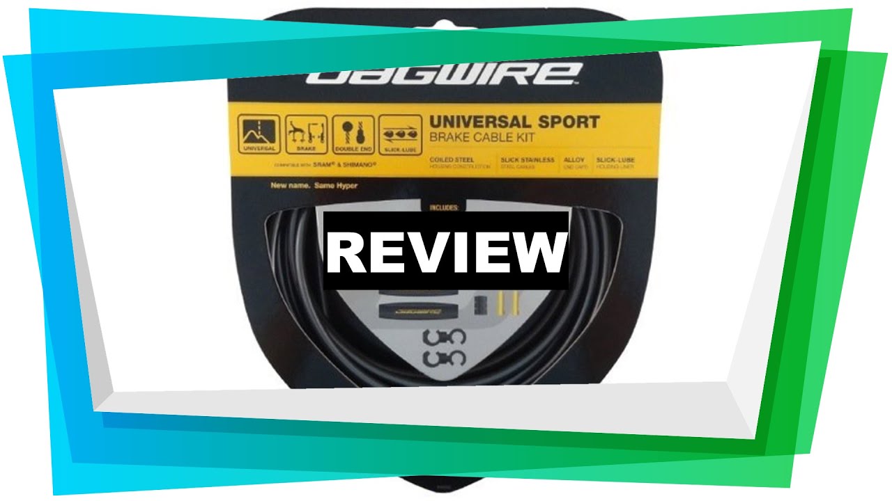 Review Jagwire Hyper Brake Cable Kit - Ice Grey [2019] - YouTube