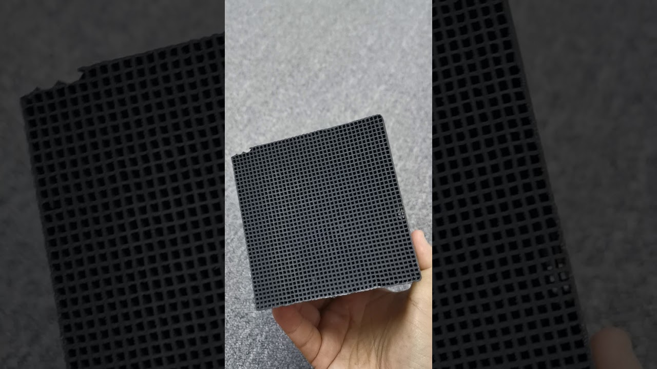 Activated Carbon cube - YouTube