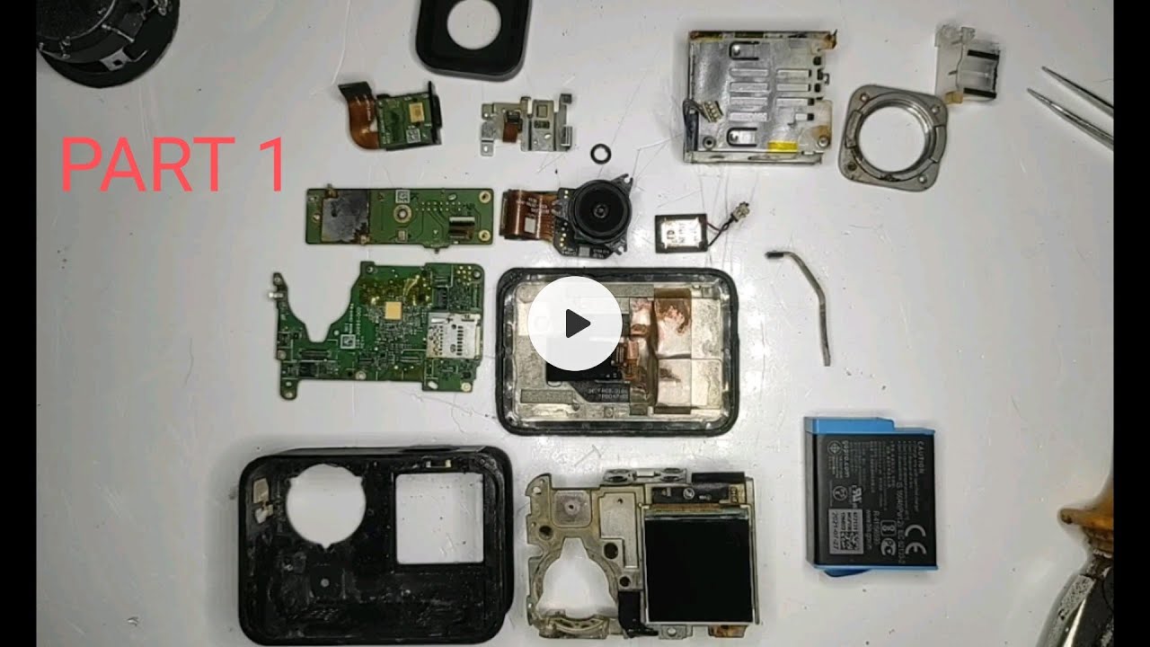disassemble , destapar , despiese gopro 8,9,10,11 parte 1 - YouTube