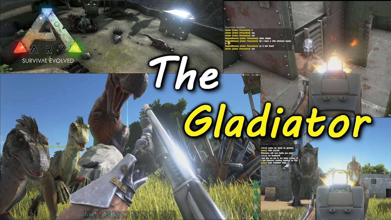 ARK Day 5 The Gladiator - YouTube