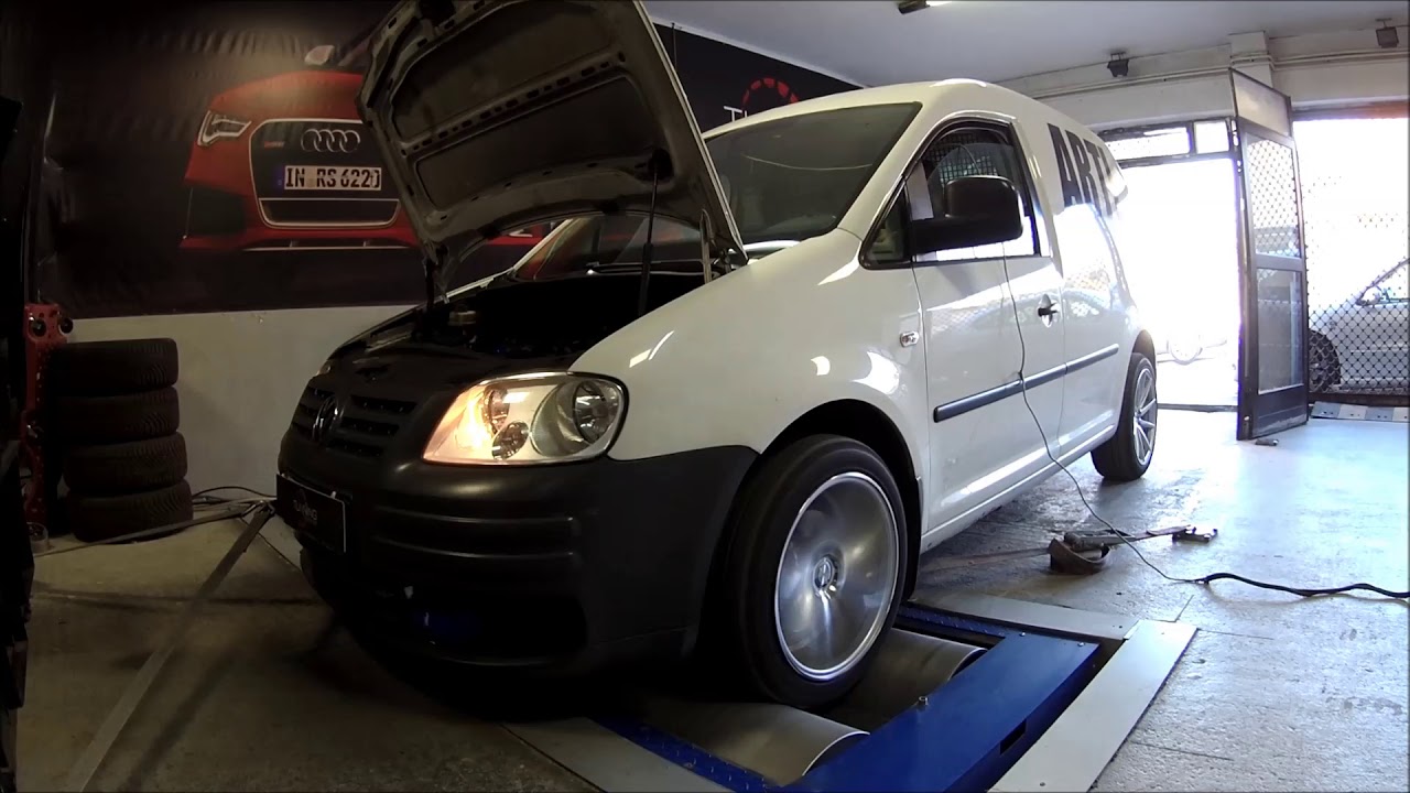 VW Caddy 1.9 TDI stage 3 chiptuning - YouTube