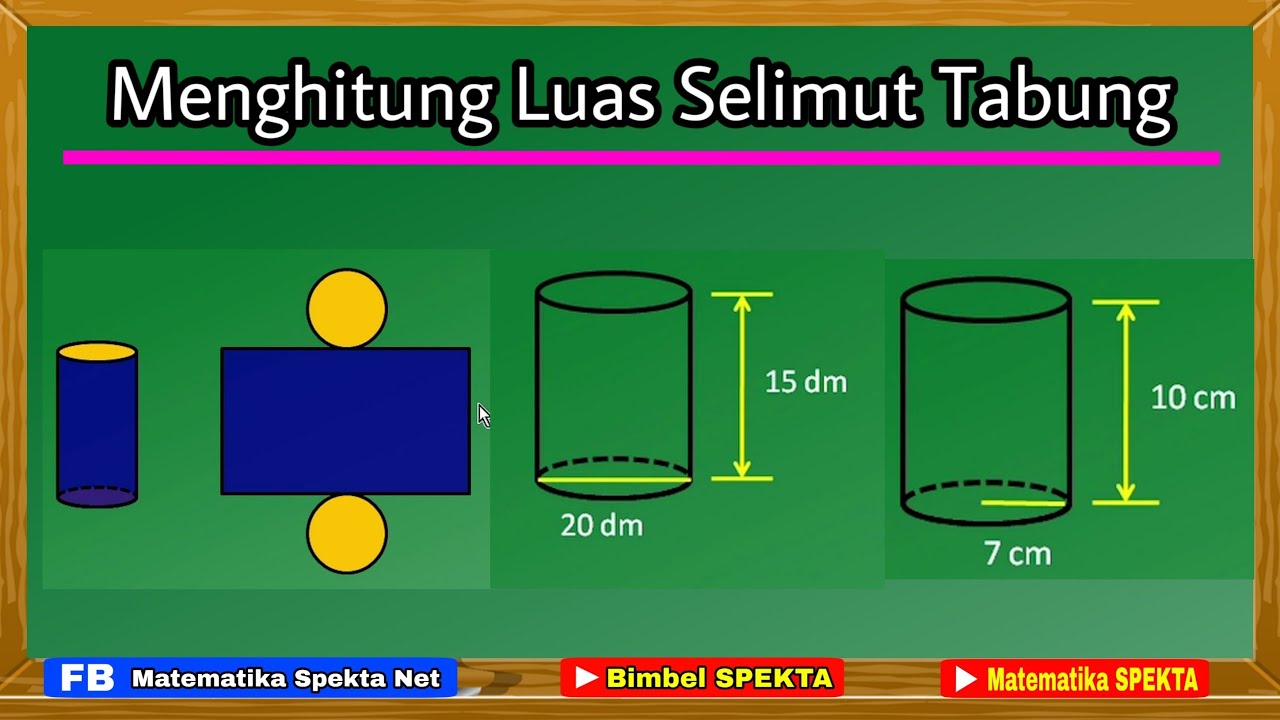 Cara Mencari Luas Selimut Tabung - YouTube