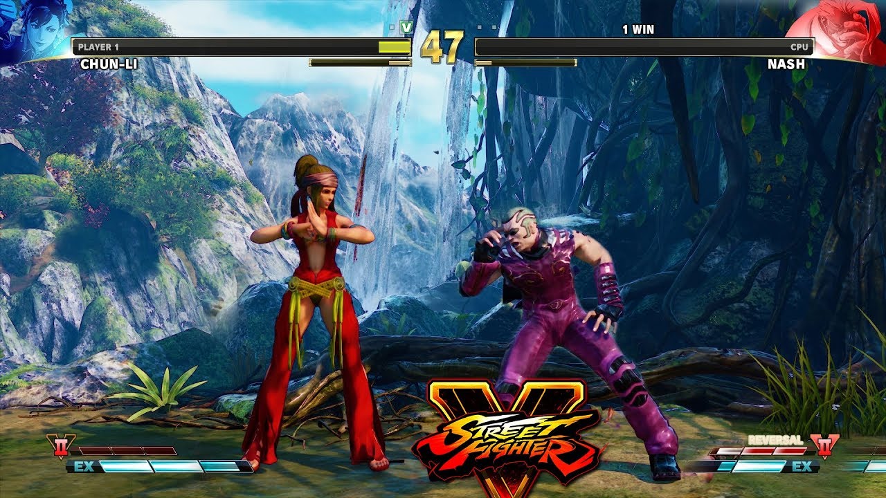 Street Fighter V AE Chun Li vs Nash PC Mod - YouTube
