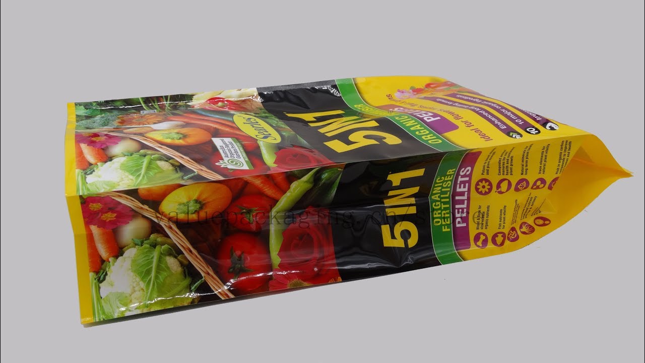 426 Plastic bag package for 5kg foods package - YouTube