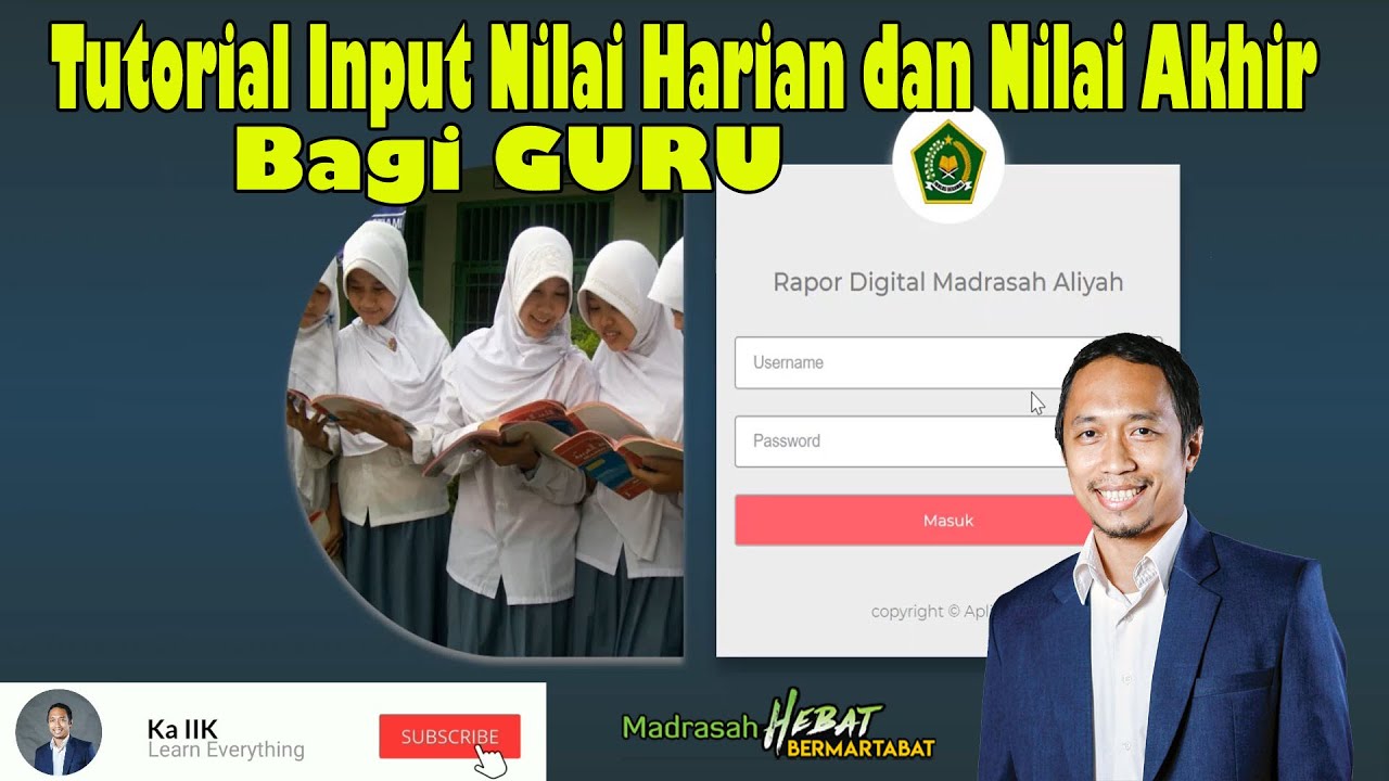 Tutorial Input Nilai Harian dan Nilai Akhir Bagi Guru Pada ARD - YouTube