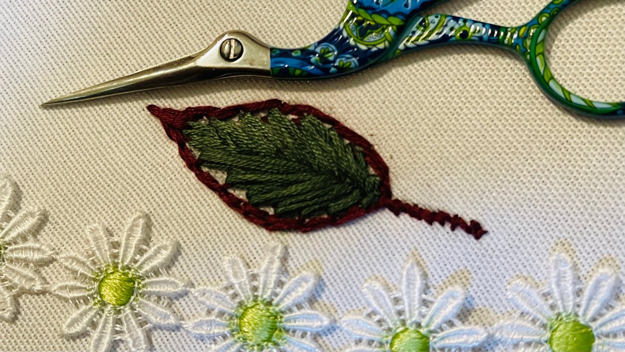 "How to Create a Stunning LeafEmbroidery Design" - YouTube