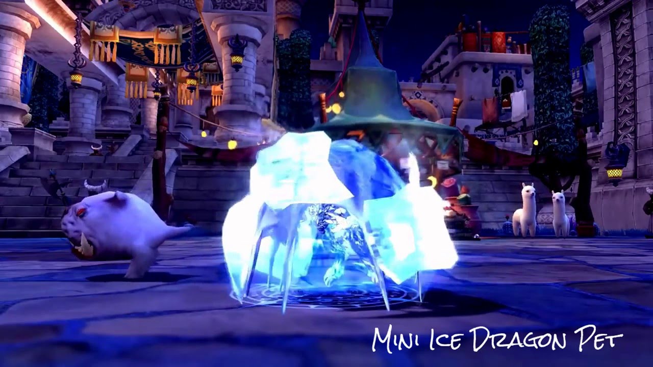 Dragon Nest - Mini Ice Dragon Pet - YouTube
