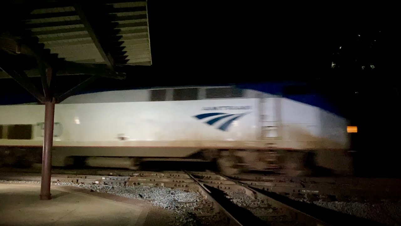 Three Genesis Units with 50 Cars Slam the Selma Diamond on Amtrak Auto ...