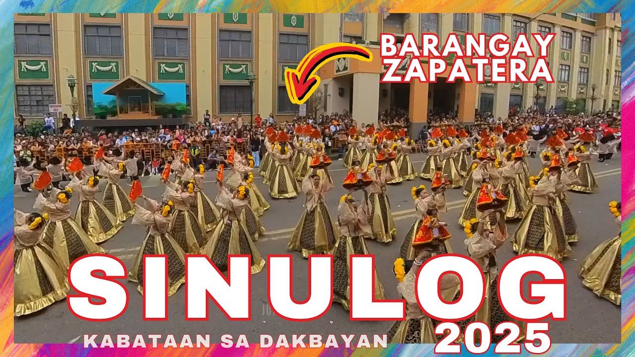 SINULOG 2025 STREET DANCE | BARANGAY ZAPATERA CEBU CITY SINULOG ...