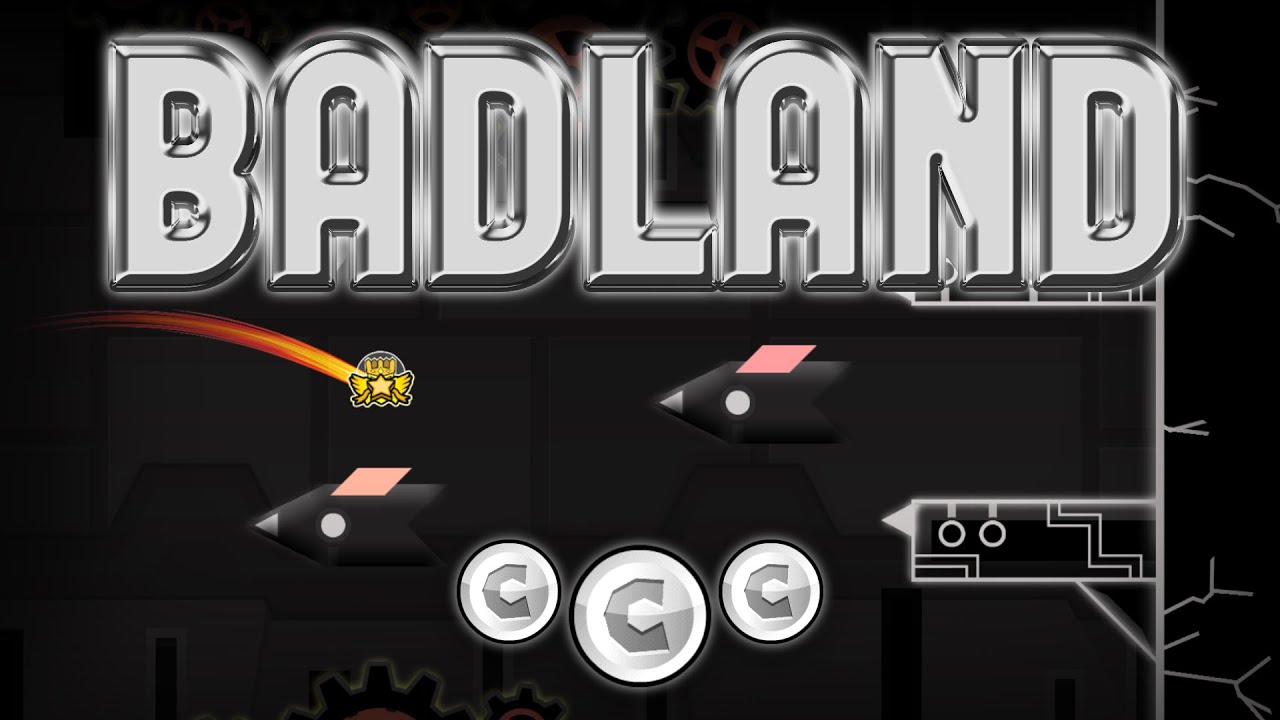 Badland 100% [3 coins, Hard Demon] by TamaN | Geometry Dash 2.2074 ...
