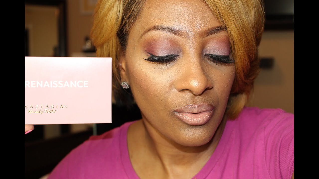ABH MODERN RENAISSANCE PALETTE QUICK EYESHADOW LOOK - YouTube