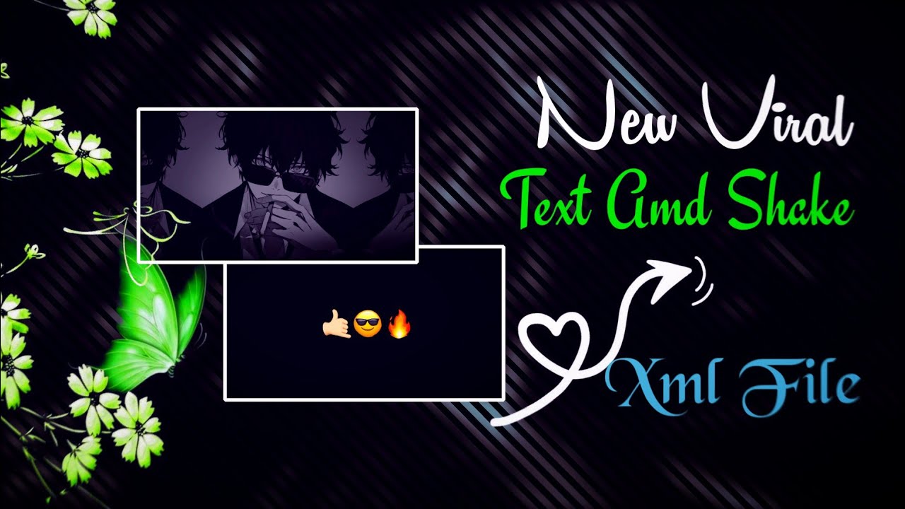 - New Text Effect !! in Alight Motion !! Lyrics Shake !! Xml File !! 🤙🏻🔥 !! - YouTube