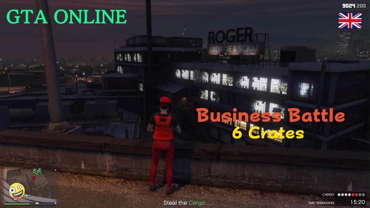 GTA Online - Business Battle: Rogers Salvage & Scrap (6 Crates) - YouTube