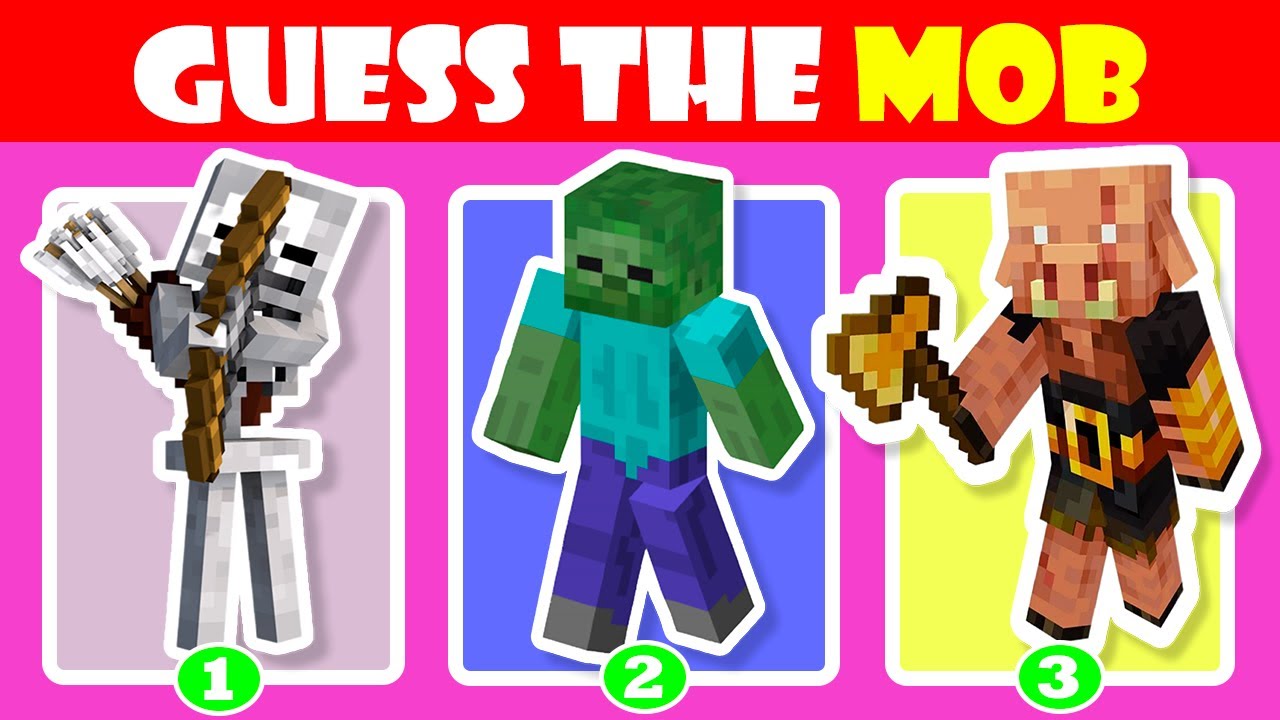 Guess the Minecraft mob in 10 seconds. The best quiz on YouTube!🤯# ...
