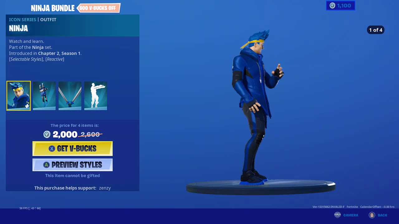 Fortnite Item Shop *New* NINJA BUNDLE! [May 21st, 2020] (fortnite ...