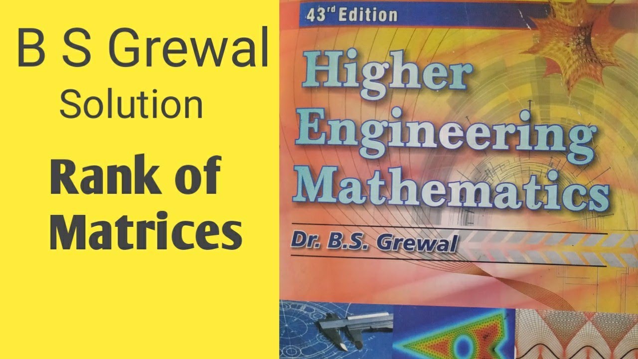 Rank of a matrix || Minor method or ( Determinants method) || - YouTube