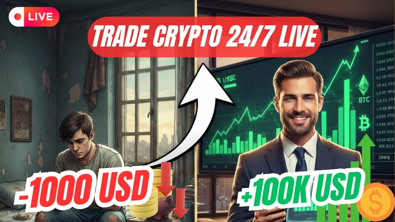 I'm Turning $5,000 USD into $100,000 USD with LIVE Crypto Trading | 03 ...