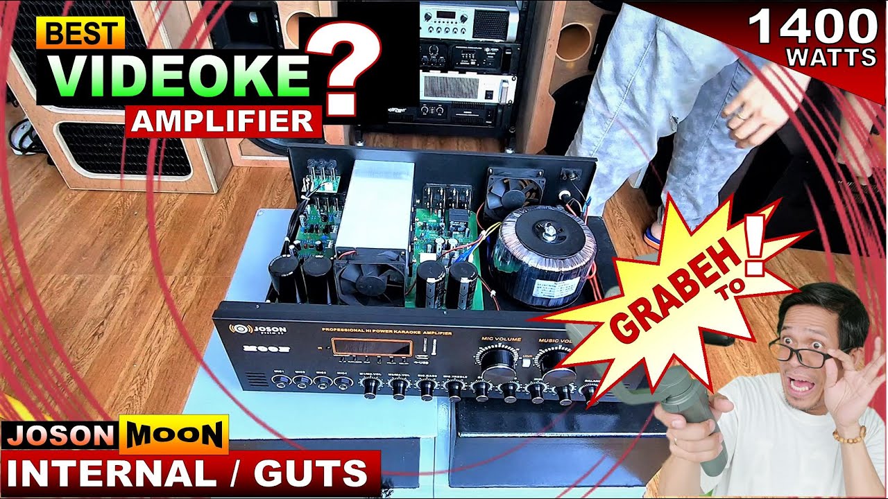 Inside Joson Moon - Daming features nito😱😱😱 Best Videoke Amplifier ...
