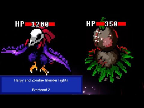 Harpy and Zombie Islander Fights - Everhood 2 - YouTube