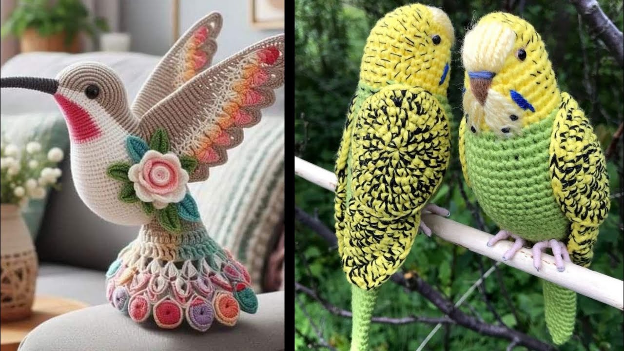 Excellent & attractive crochet pattern of handmade birds design ideas ...