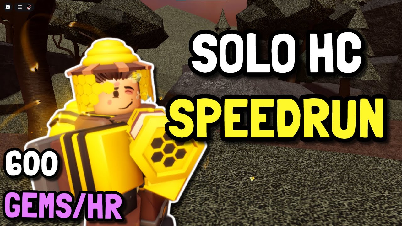 SOLO HARDCORE SPEEDRUN WITH OP REWORKED SWARMER IN 31 MINUTES | Roblox ...