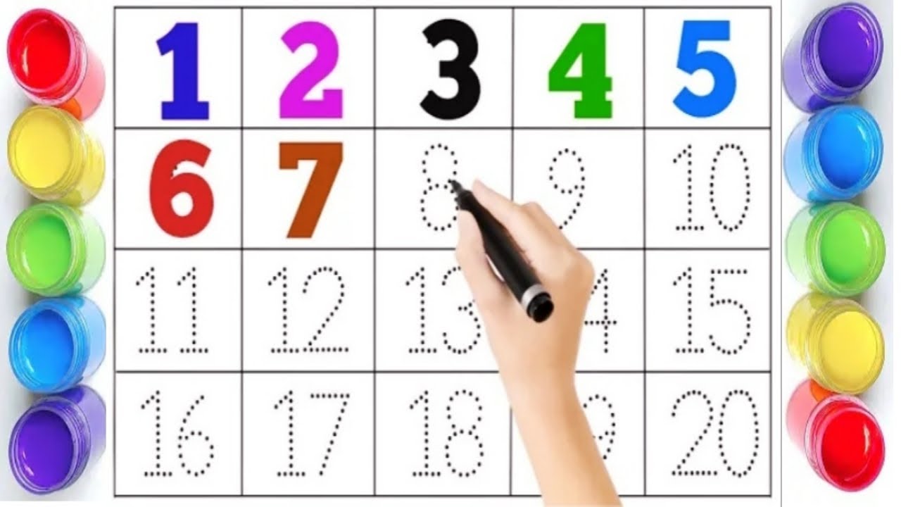 One Two, 123, 1234, 1 to 10 counting, 1 to 20 counting, 1 to 100 ...