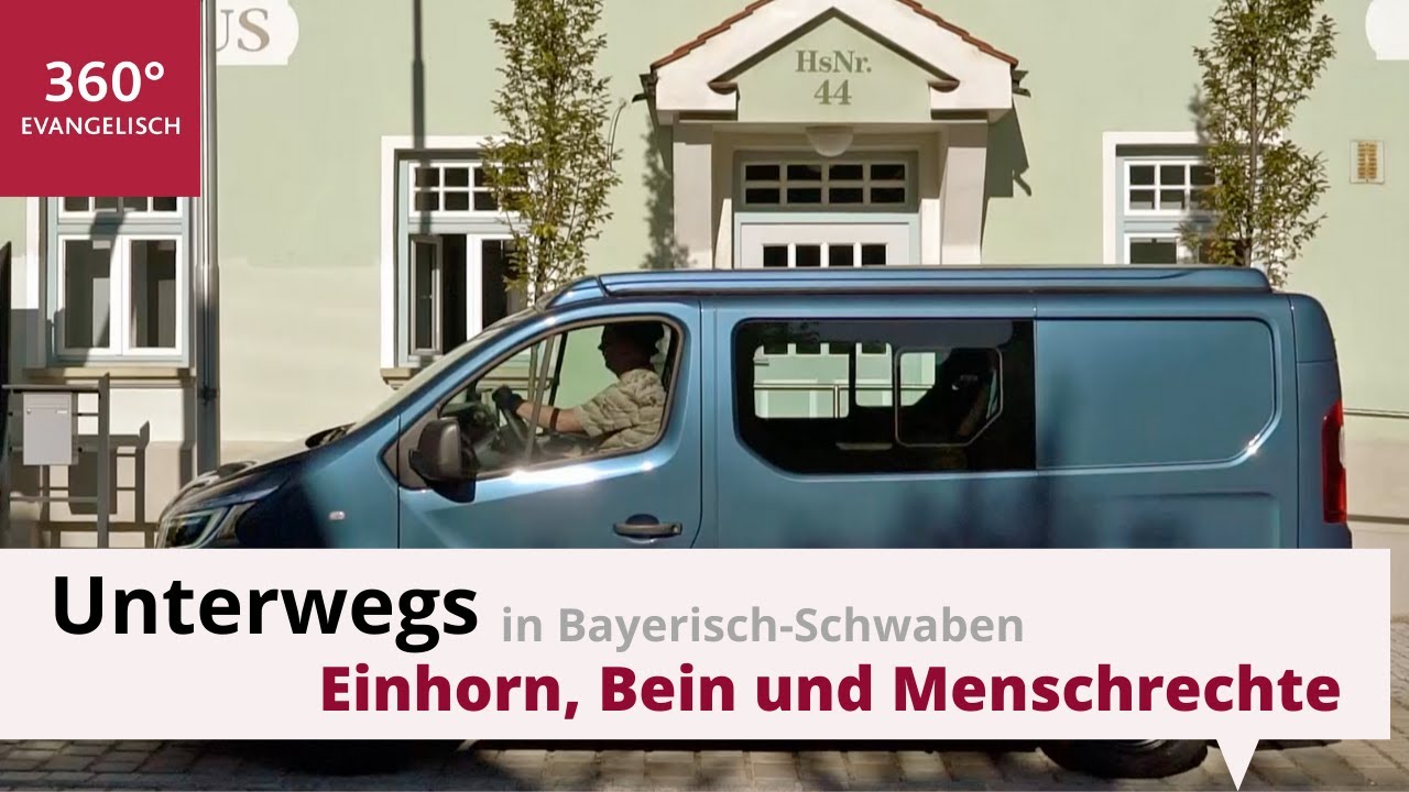 Unterwegs in Bayerisch-Schwaben: Einhorn, Bein und Menschrechte - YouTube