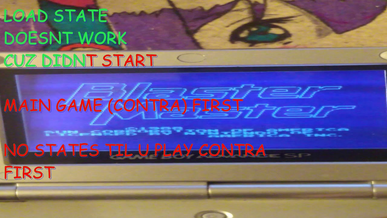 How To Make a NES Save State Rom for GBA SP pocketnes - YouTube
