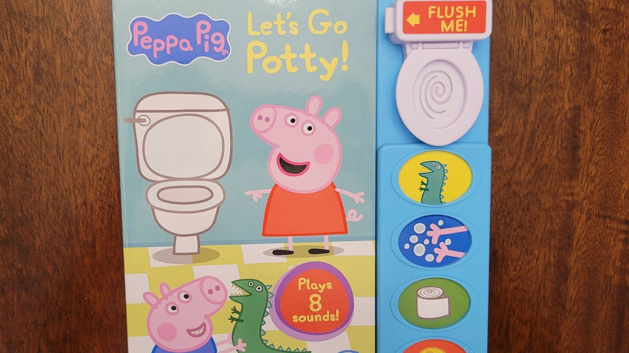 Peppa Pig Let's Go Potty! (Kids Book Read Aloud) - YouTube