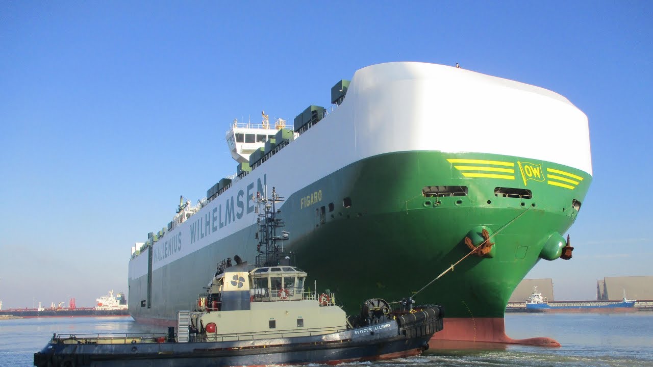 5 Largest RO RO Ships in the world | World Biggest Car Carrier Ship ...