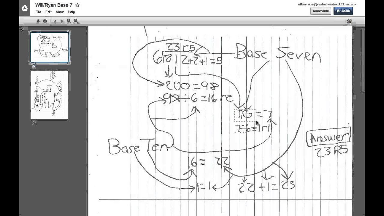 How to divide in base 7 - YouTube
