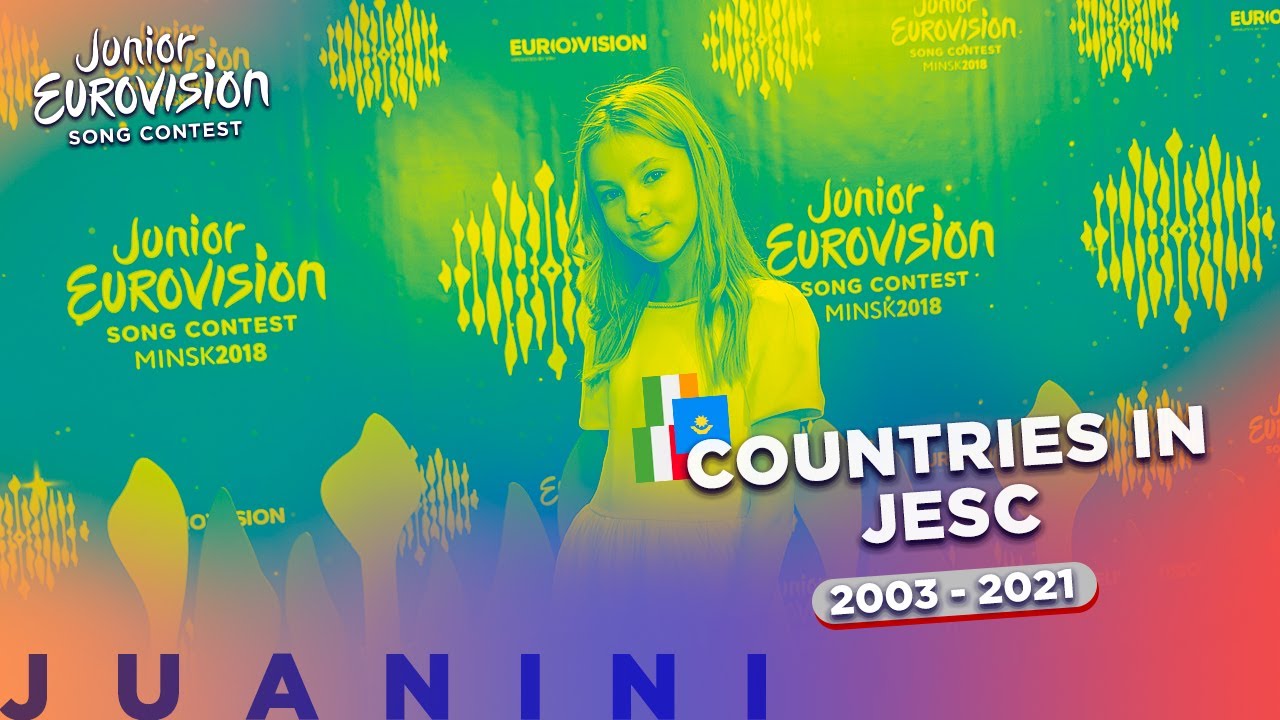 Junior Eurovision ️💙🧡| 🇰🇿🇮🇪🇮🇹 Countries at Jesc (2003 - 2021) - YouTube