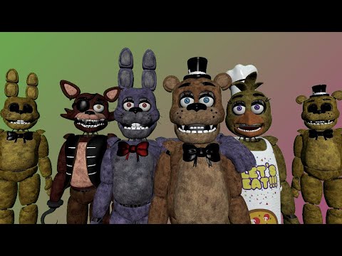 FNAF GMOD | Freddy and Friends: Stylized Part 1 - YouTube