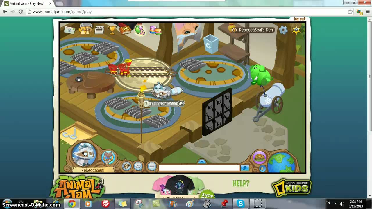 Animal Jam How To: Run in Place (Glitch) - YouTube
