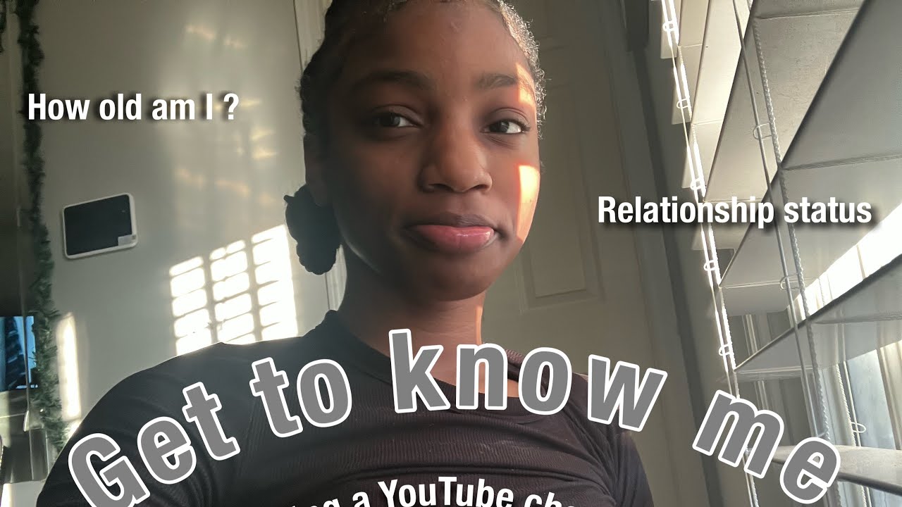Get to know me first YouTube video… - YouTube