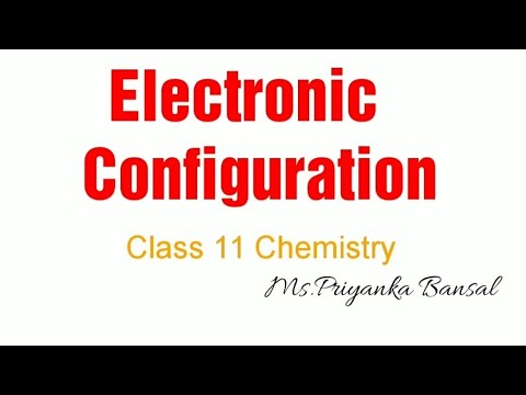 Easy Method for writing Electronic Configuration| First 30 elements ...