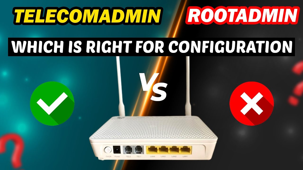 Change Huawei ONT Router Passwords |Telecomadmin & Root Setup - YouTube