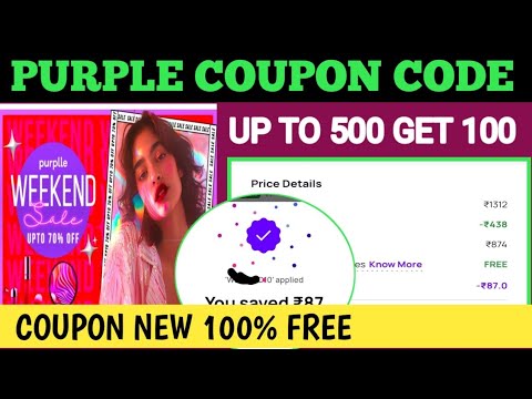 purple coupon code || Purplle 50% off new coupon || loot new offer ...
