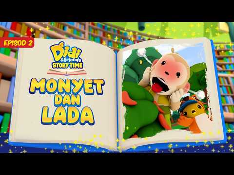 EPISOD 2 : Monyet dan Lada | Didi & Friends Storytime | Episod Penuh Didi & Friends