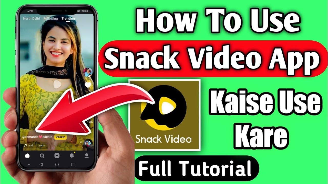 How To Use Snack Video App || Snack Video Kaise Use Kare Full Tutorial ...