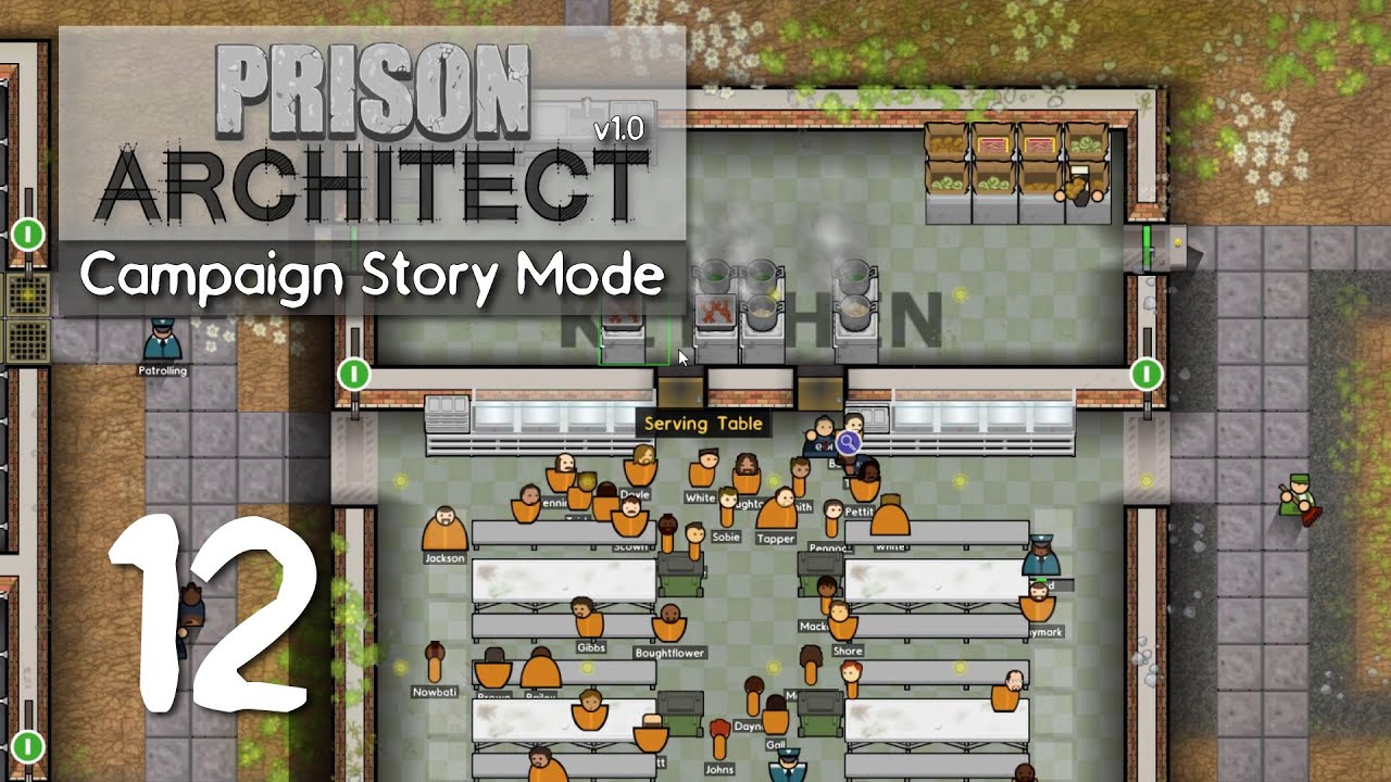 Ep 12 - Campaign Story Mode - Bootstraps Part 4 (Prison Architect v1.0 ...