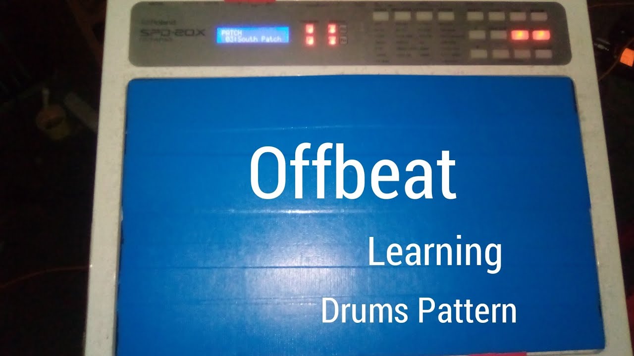 Offbeat Learning || Drums Pattern 8Beat || Octapad Learning || How to play Offbeat Octapad Drums ...