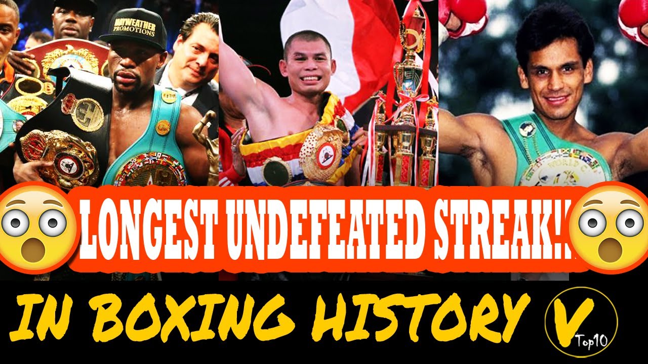10 Longest Undefeated Streak In Boxing History - YouTube