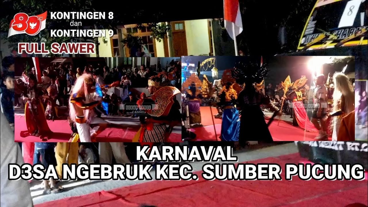 KONTINGEN 9 KARNAVAL DESA NGEBRUK Full sawer - YouTube
