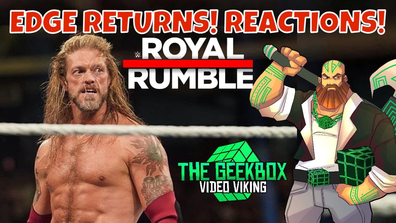 Edge Returns Reactions! Royal Rumble 2020 - YouTube