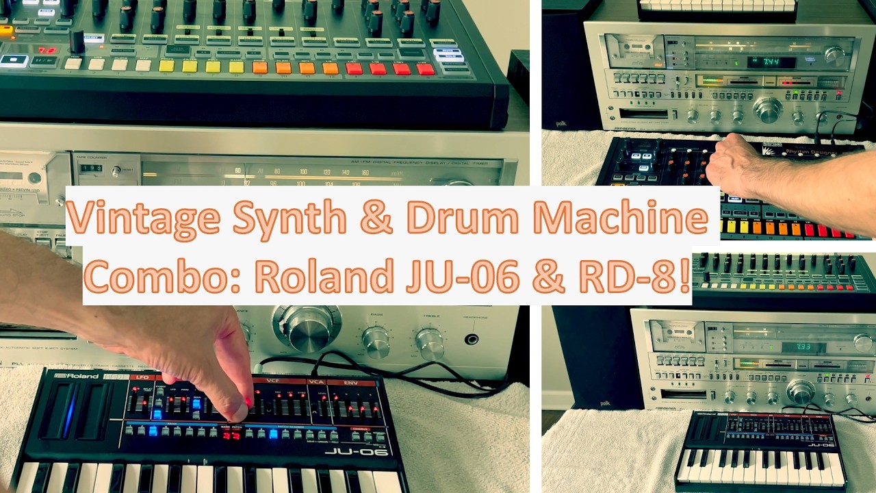 Exploring the Roland JU-06 & Behringer RD-8 with Soundesign Model 5988 ...