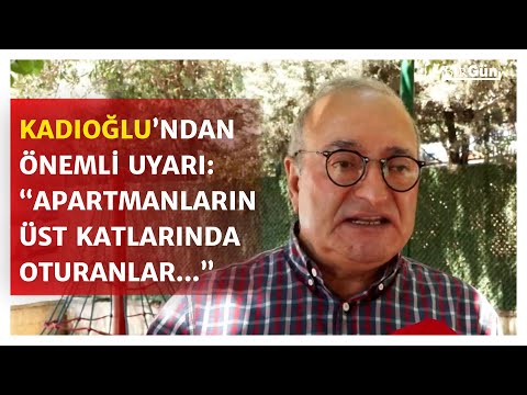 Üst katlarda oturanlar dikkat! Uzmandan önemli uyarı: \