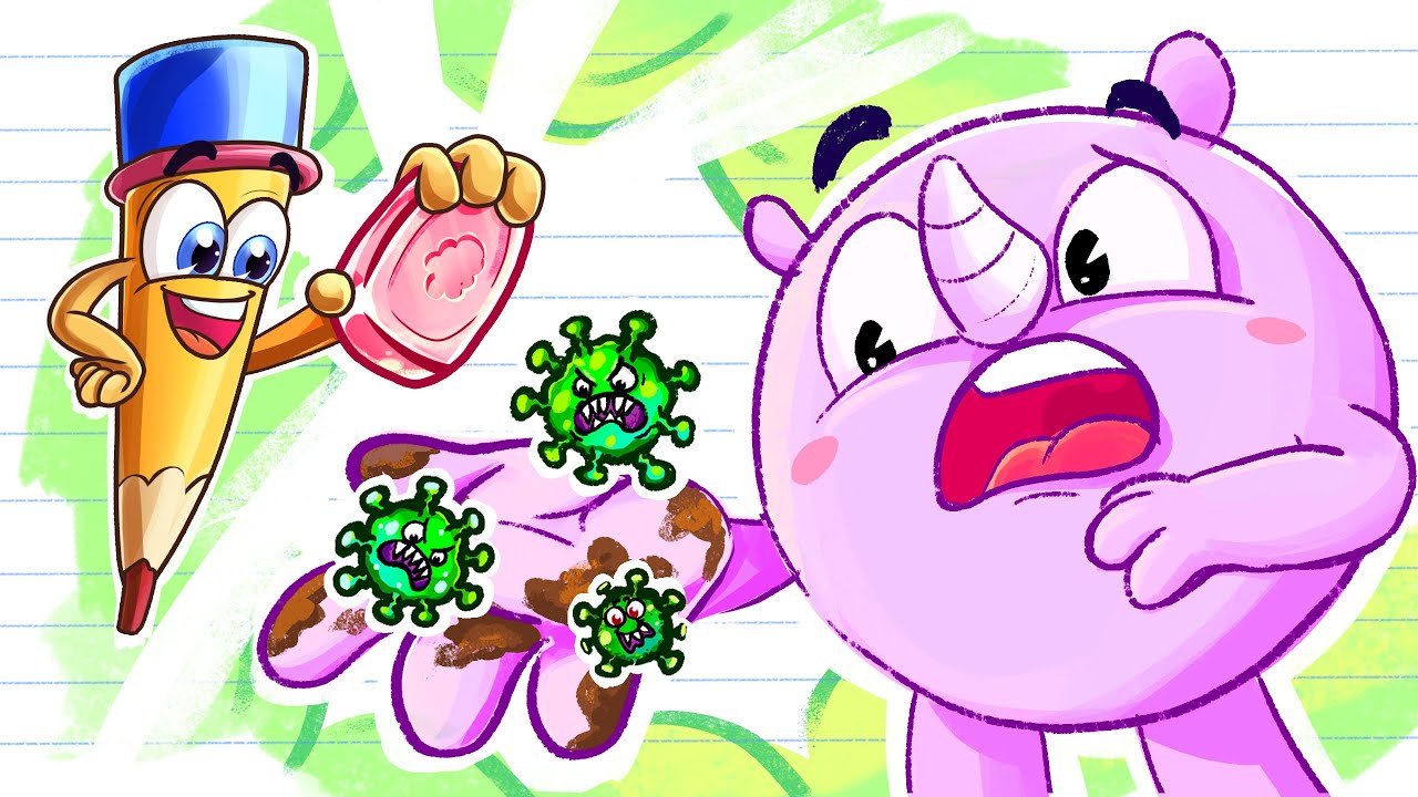 Bacteria’s Love 🦠🤚 | Funny Kids Stories by Colored Pencil ️😊 - YouTube